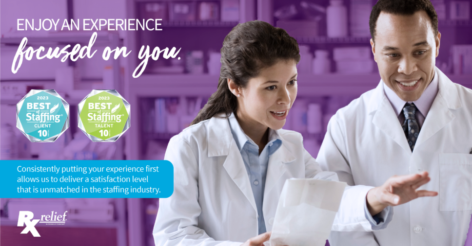 Rx relief® Wins 2023 Best of Staffing® Client and Talent 10-Year ...